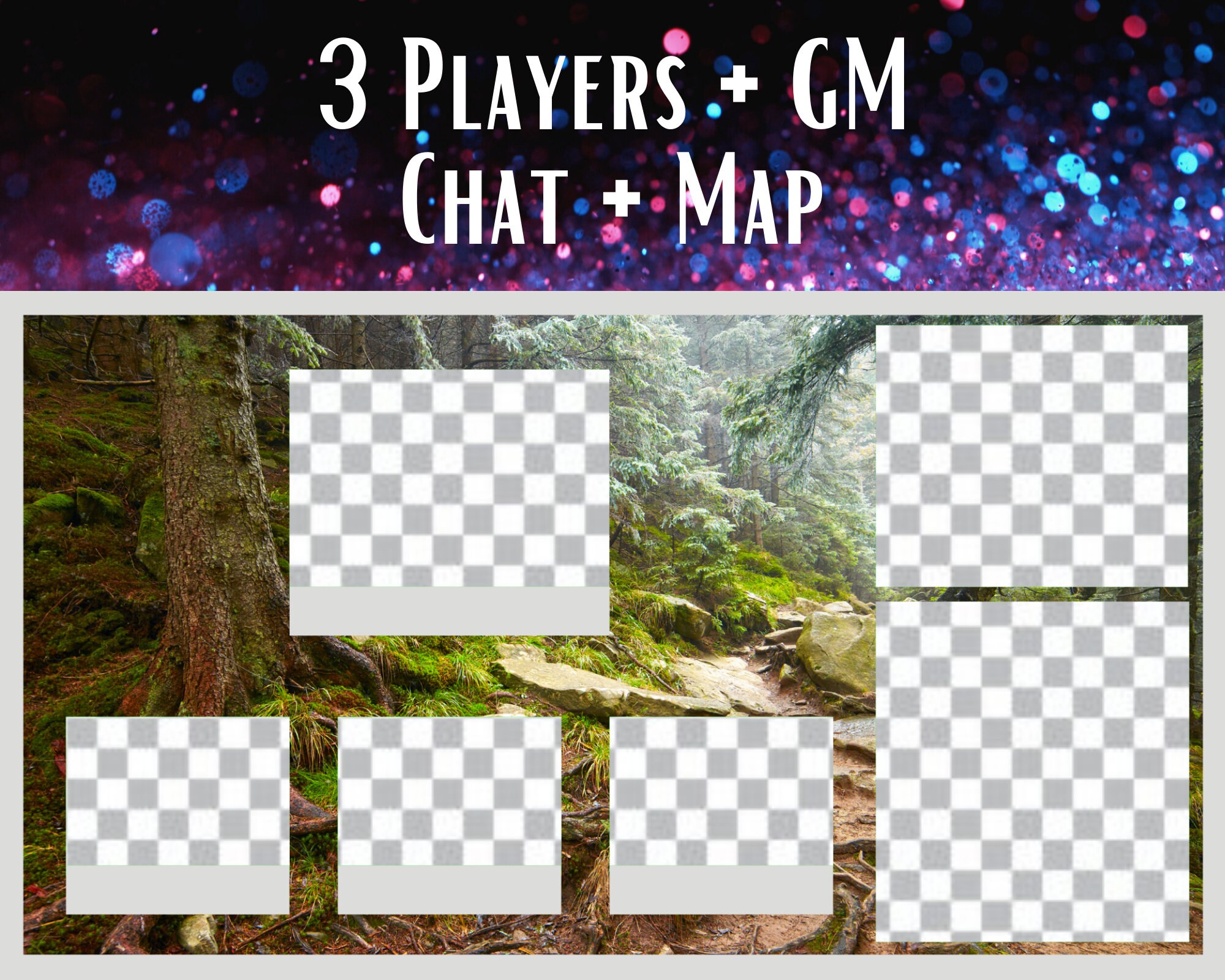 120 Forest Overlays for TTRPG Streamers - 120 Overlay Bundle - D&D ...