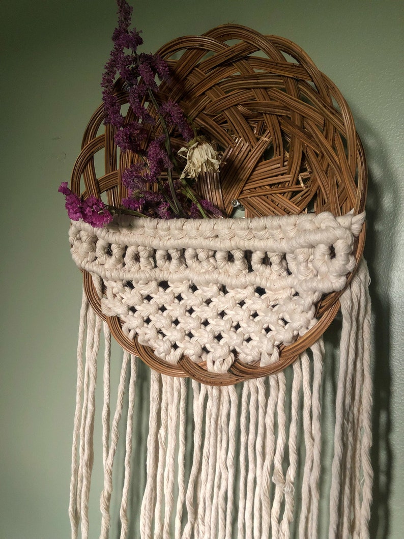 Handmade Macrame Basket Weave - Etsy