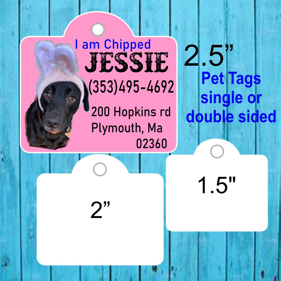 Pet Tags Sublimation Sample Pack Hardboard Tags Double Sided - Etsy
