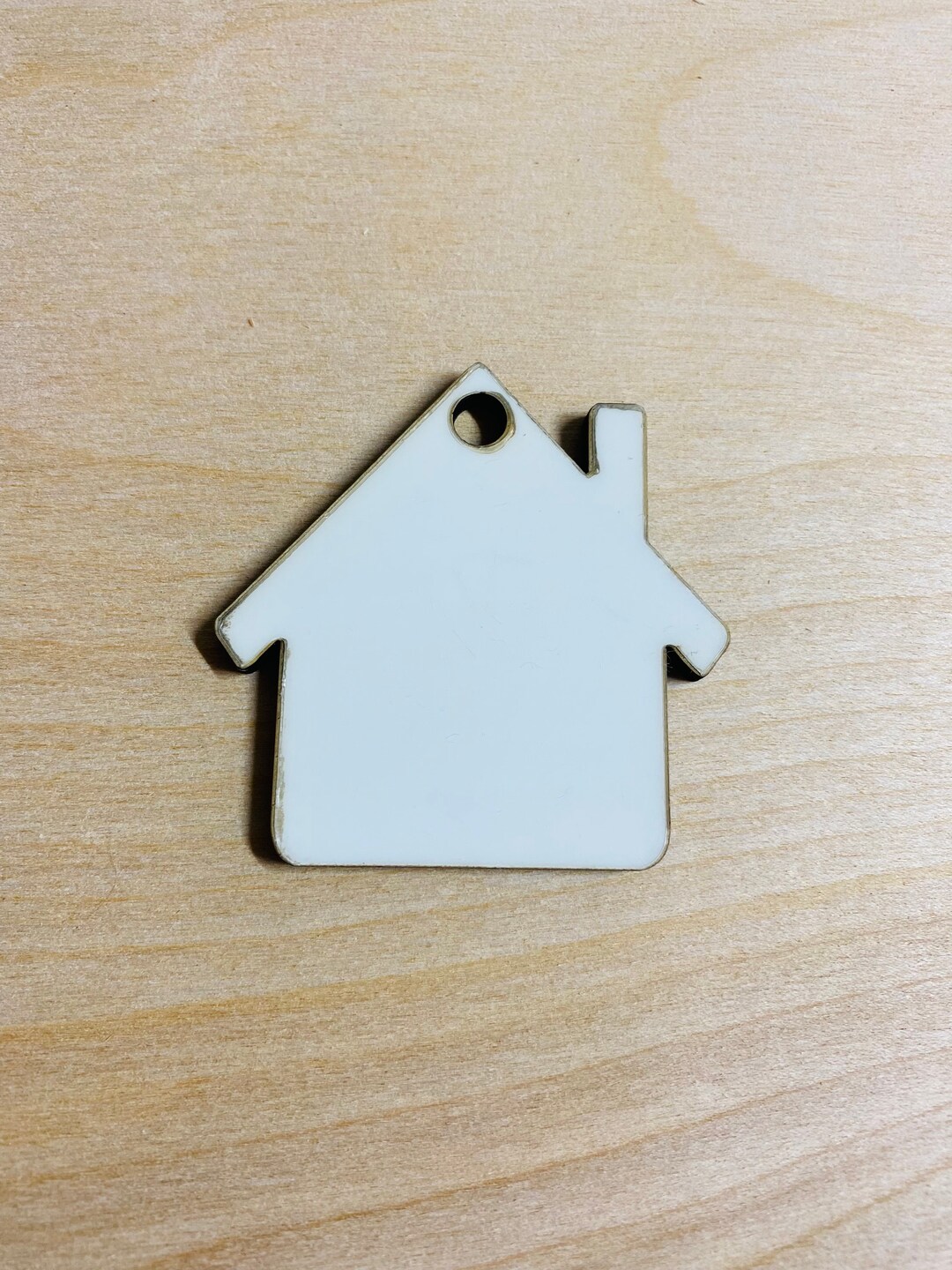 3.5 in House Shaped Sublimation Blanks, No Heart Sublimation Ornament ...