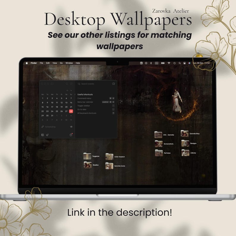 Desktop Folder Icons - Mermaid Mac Folder Covers - Computer Screen ...