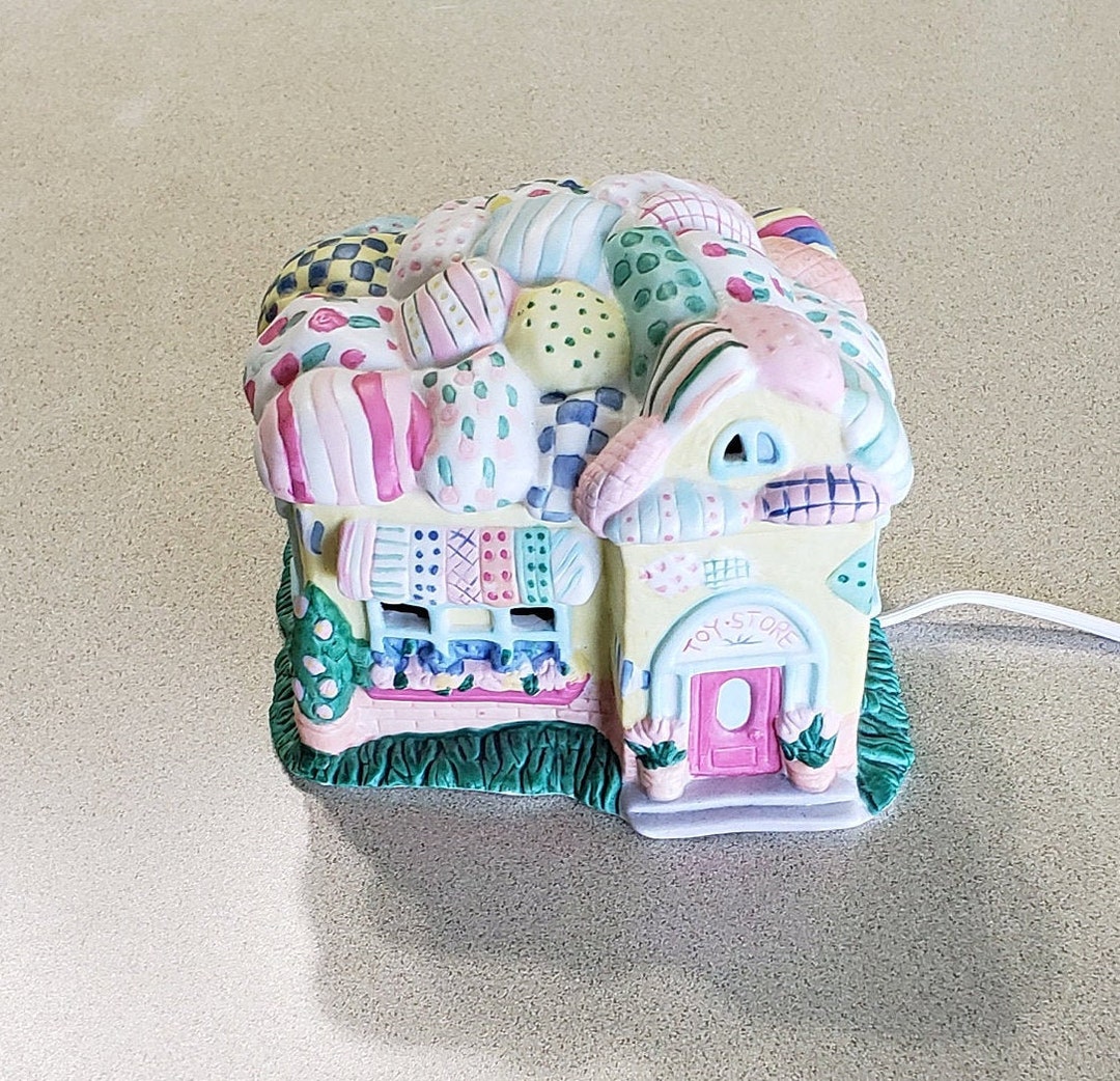 Whimsical Light up House "toy Store" Done in Pastels. Could Be Used as ...