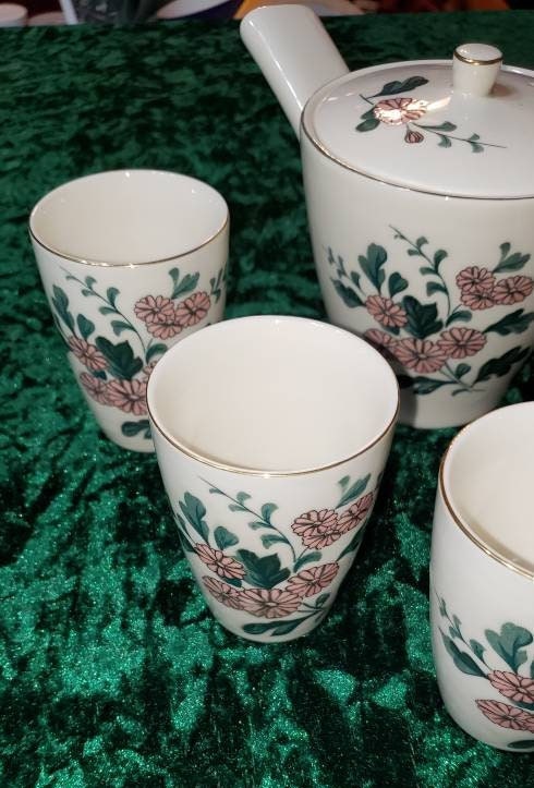 Rare RC Japan Mid Century Tea Set With Unusual Shape and Cups | Etsy