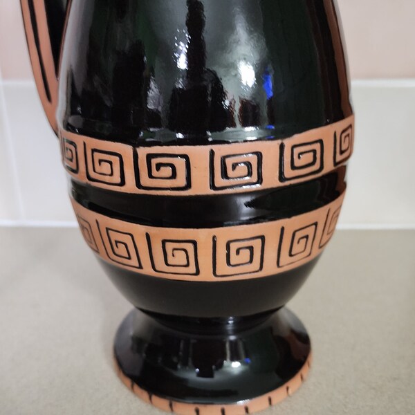 Greek Key Vase - Etsy