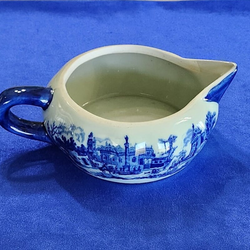 Flow Blue Pitcher - Etsy