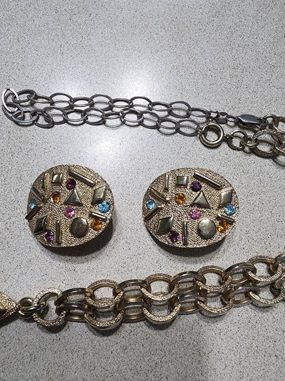 Vintage Sarah Coventry Sultana Necklace and Clip Earr… - Gem