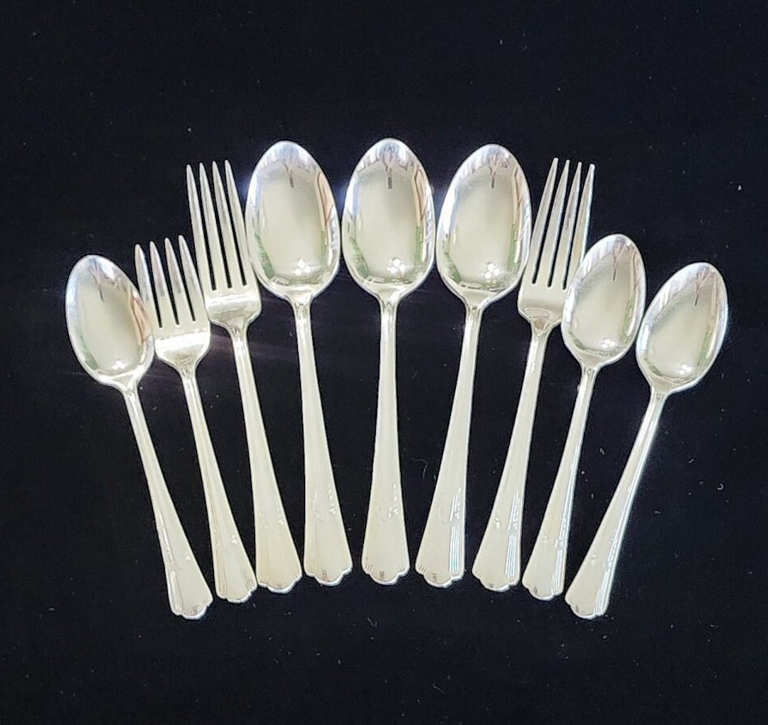 Vintage 1940 LADY BETTY International Silverplate, 3 Large Soup or ...