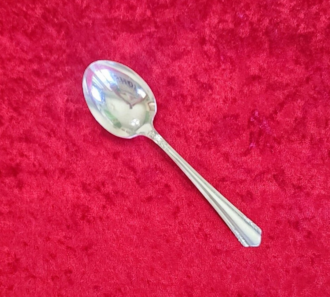 Vintage 1934 MALIBU Silverplate Sugar or Condiment Spoon by Oneida Wm A ...