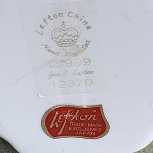 Vintage LEFTON Miniature Basket, Green With Pink Roses, Gold Edges With ...