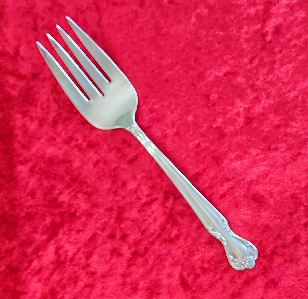 Vintage 1952 DAYBREAK Aka Elegant Lady Silverplate Large Meat Fork Wm ...
