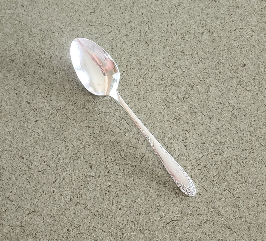 Vintage 1949 ENGLISH GARDEN Silverplate Teaspoon by Simon & George H ...
