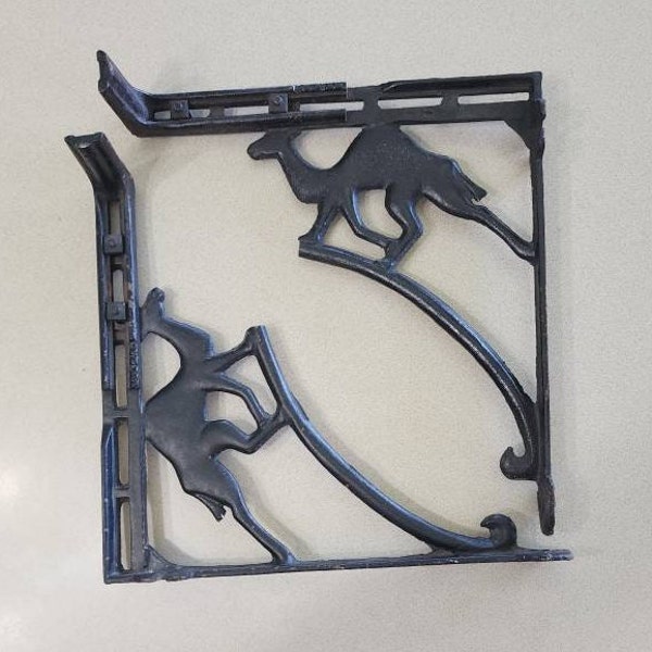 Iron Camel Shelf Brackets - Etsy