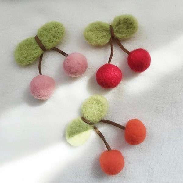 Cherry Brooch - Etsy