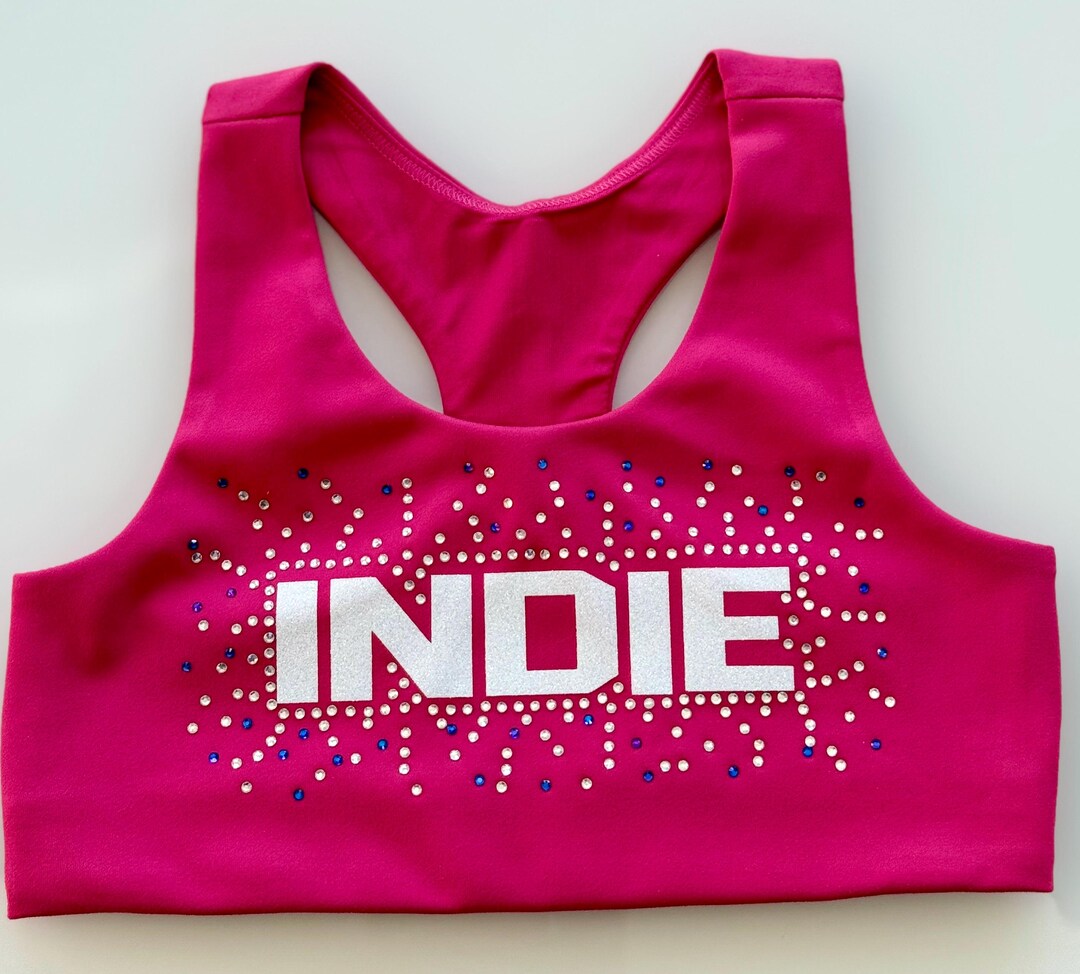 Custom Cheer Sports Bra: Personalized Cheerleading Gift - Etsy