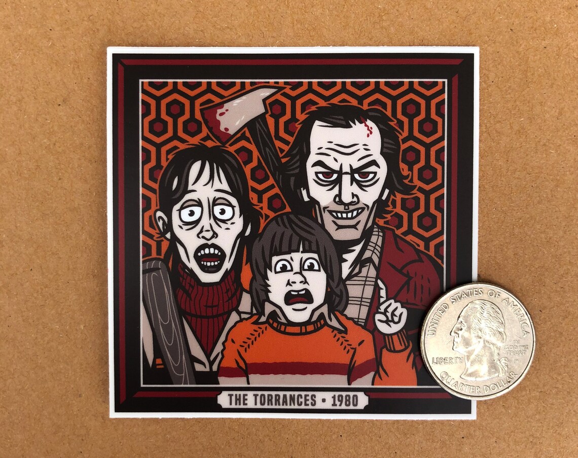 The Shining Halloween Horror Sticker | Etsy