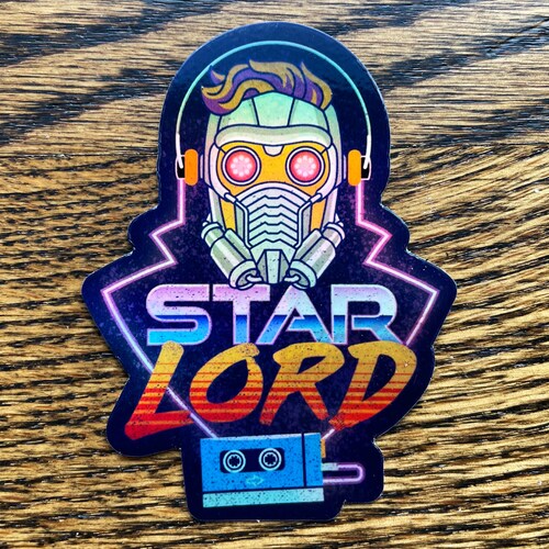 Guardians of the Galaxy Star Lord Band Sticker - Etsy