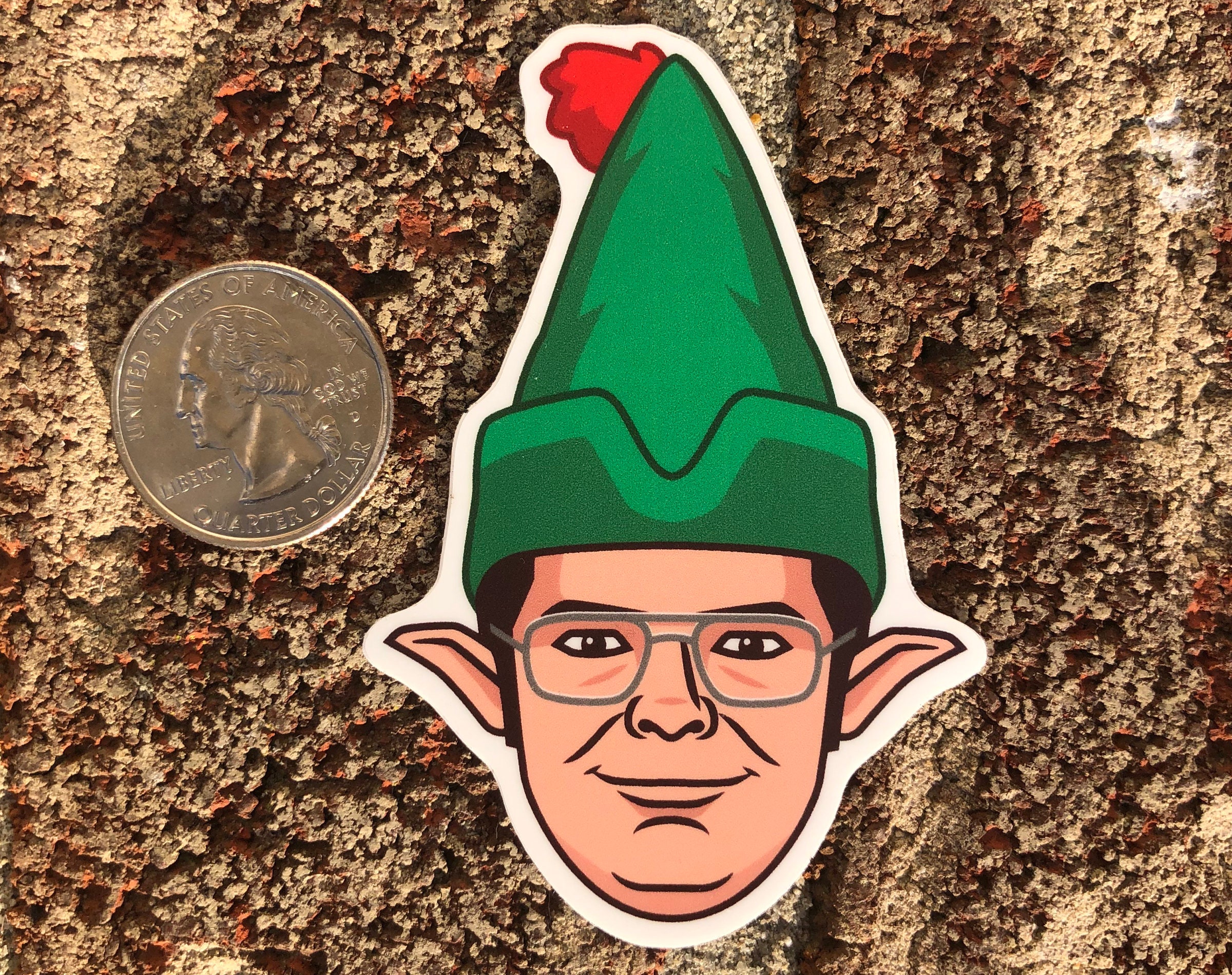 La pegatina de Office Dwight Elf | Etsy
