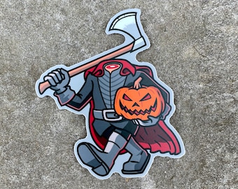 Headless Horseman Vinyl Sticker - Etsy