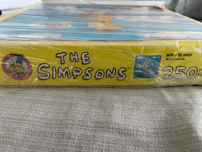 The Simpsons Milton Bradley Company Puzzle 1990 Twentieth Century Fox ...