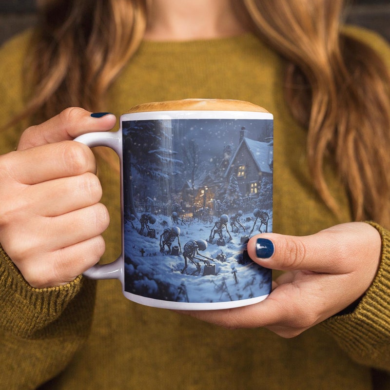 20oz Winter Mugs Handmade - Etsy