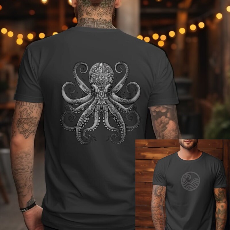 Octopus Tshirt - Etsy UK