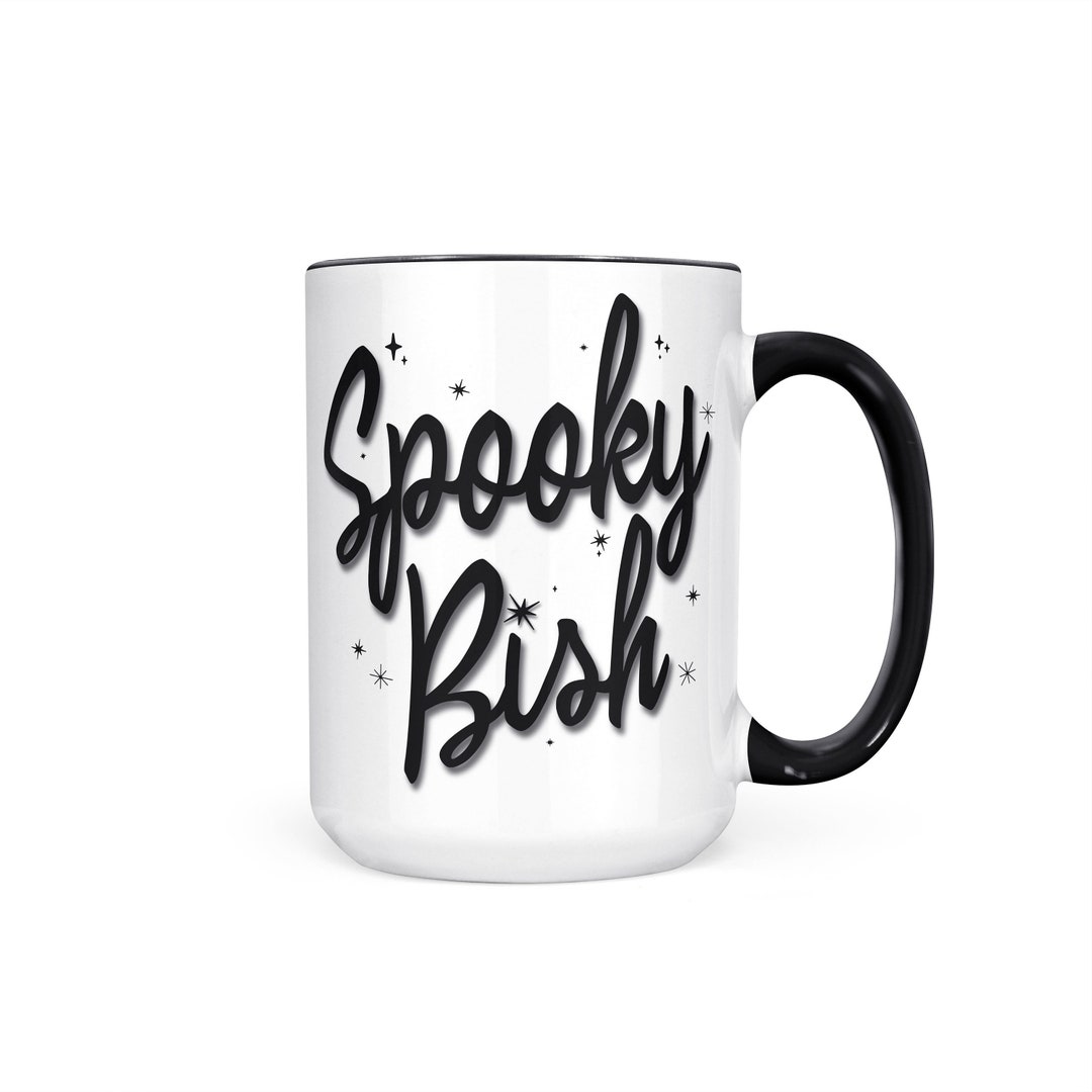 Cute Spooky Bish Funny Creepy Halloween Coffee Tea Mug - Etsy