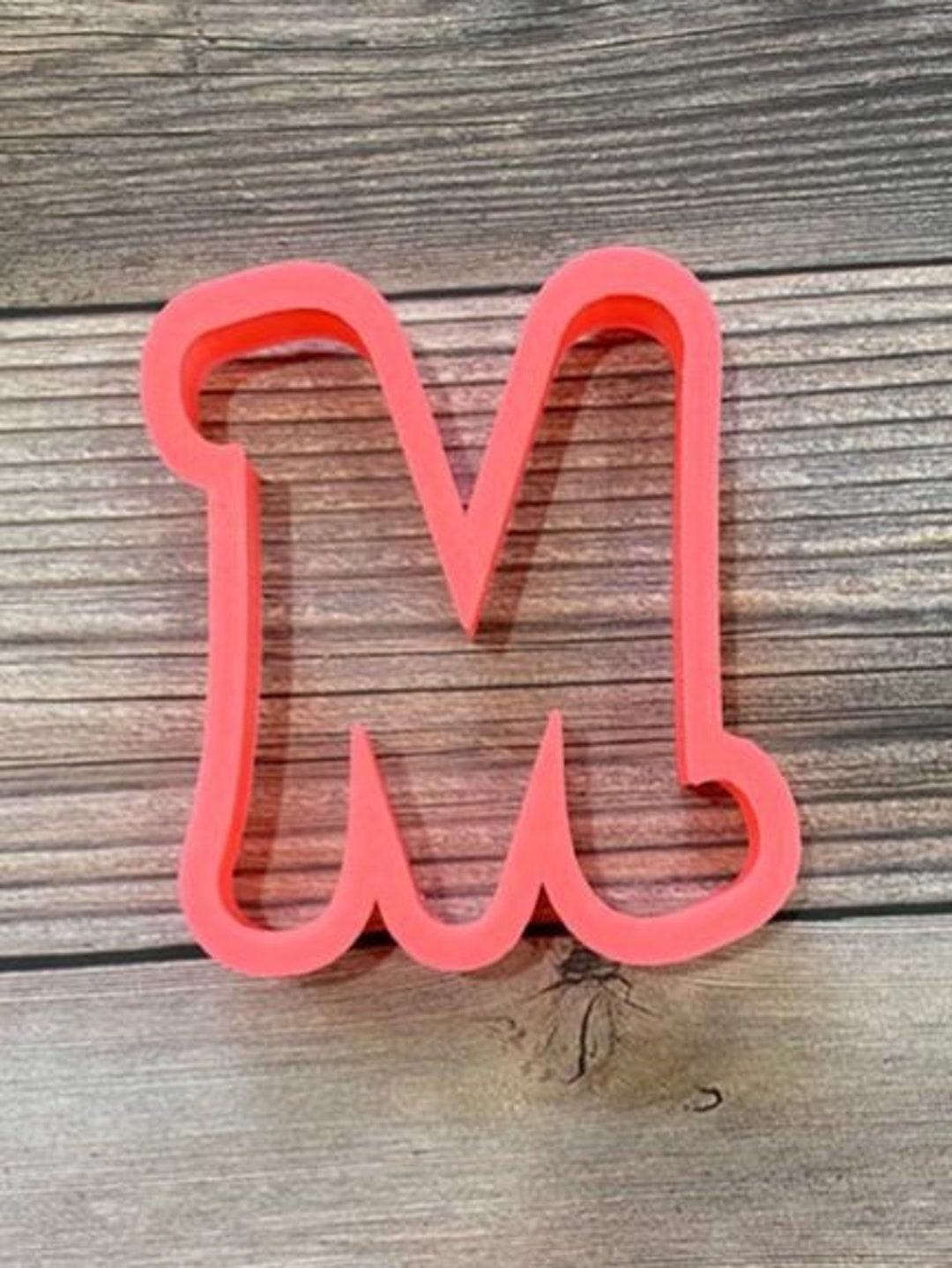 Classic M Cookie Cutter, Classic M Fondant Cutter, Classic M Clay ...