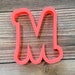 Classic M Cookie Cutter, Classic M Fondant Cutter, Classic M Clay ...