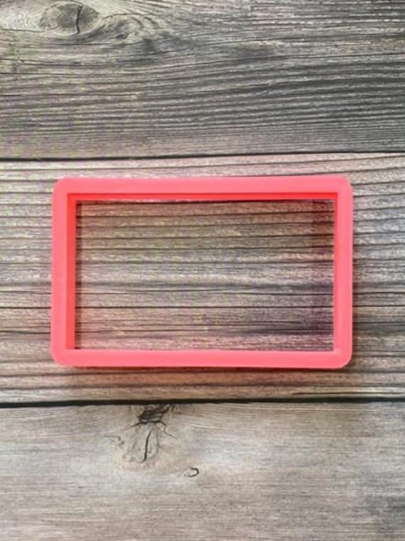 Rectangle Cookie Cutter Rectangle Fondant Cutter Rectangle - Etsy