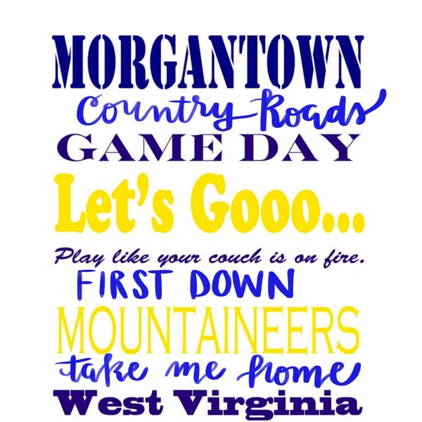 Wvu - Etsy