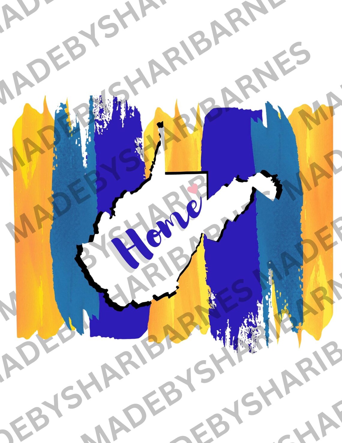 Handlettered WV Digital Downlad- WV Sublimation Design- Country Roads ...