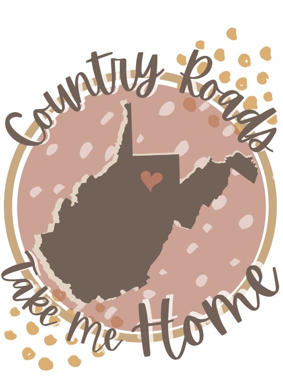 Blue and Gold WV Digital Download WV Sublimation Design | Etsy