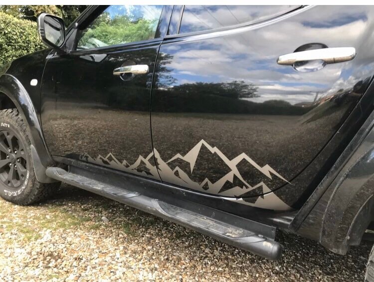 Mountain Adventure Camper Vehicle Side Decals / Graphics / Stickers ...