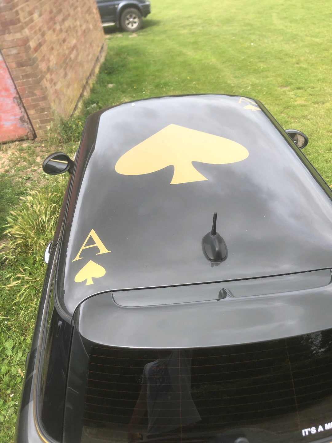 Mini Cooper S Graphics / Roof Decal Ace of Spades / Jcw Bmw - Etsy UK