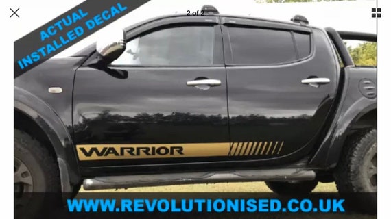 L200 Warrior Side Decals - Etsy UK