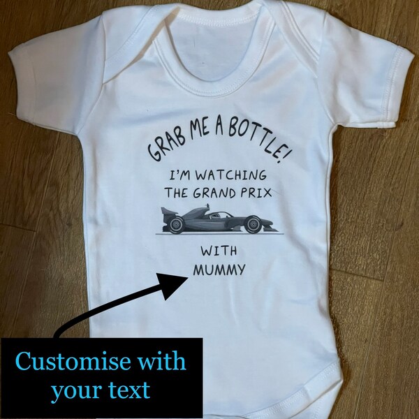 F1 Baby Grow - Etsy UK