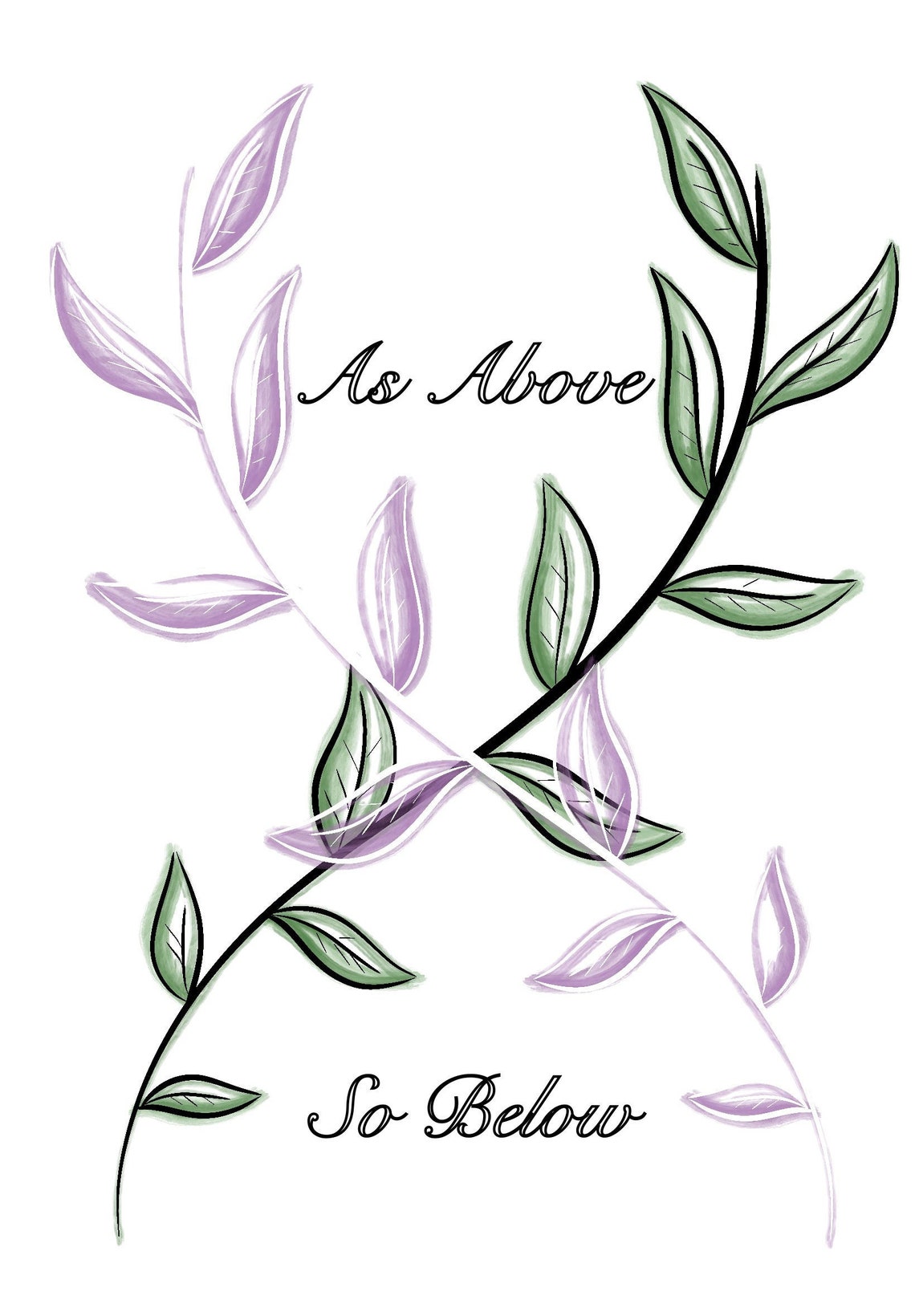 As Above so Below Digital Print Wall Art - Etsy
