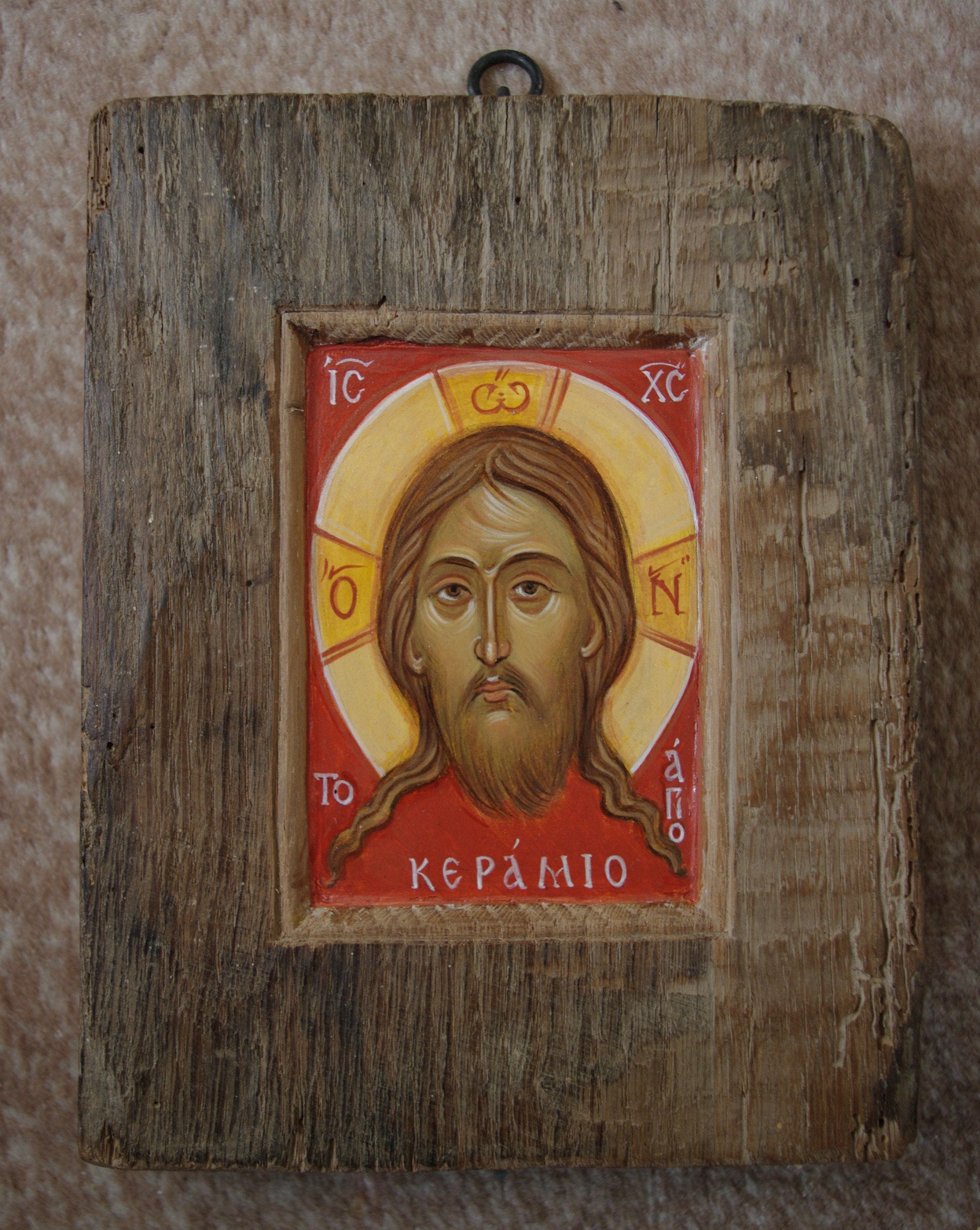 Jesus Christ, the Holy Keramion, Ιησούς Χριστός, Το Άγιο Κεράμιο. - Etsy