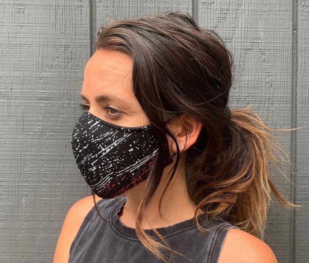 Adult Unisex Face Mask / Anti Dust / Cotton Blend Washable / Reusable ...