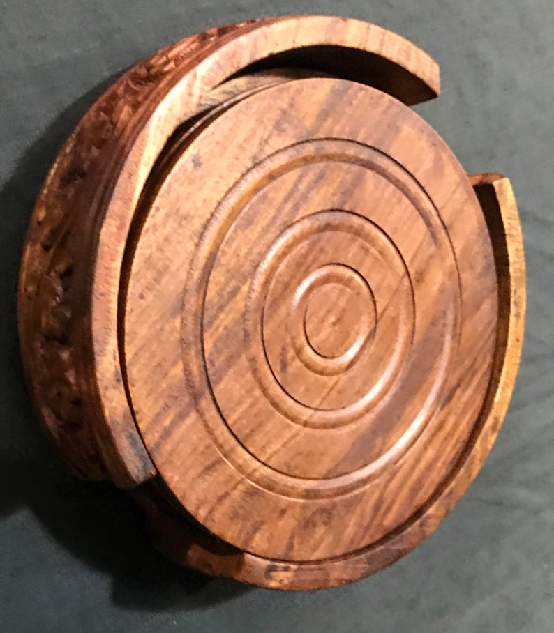 Carved Coasters - Christmas Gift - Holiday Gift - Gift for Mom - Gift ...