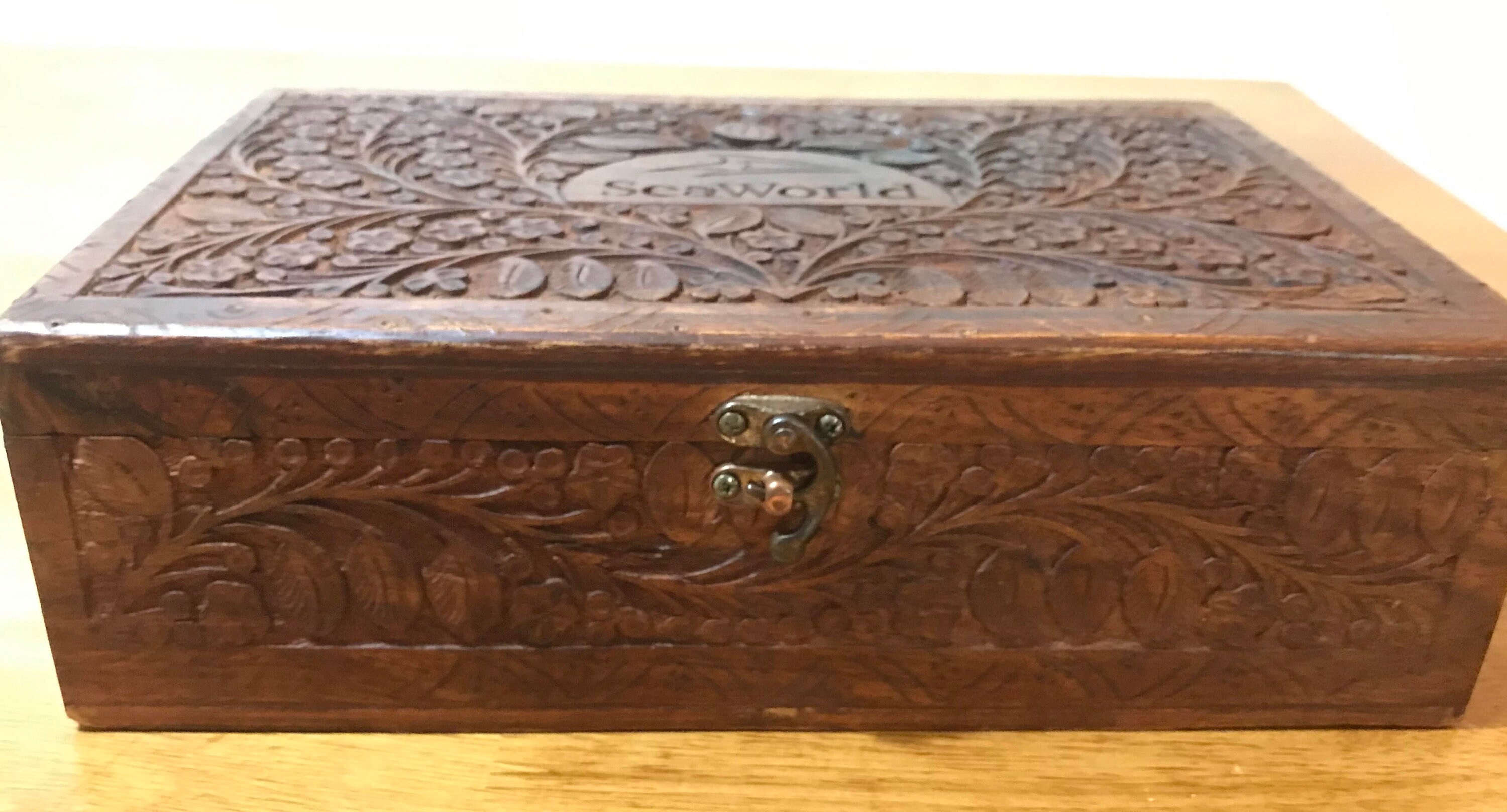 Collectible Box Wooden Box Antique Box Valentines Day Gift for Her Gift ...