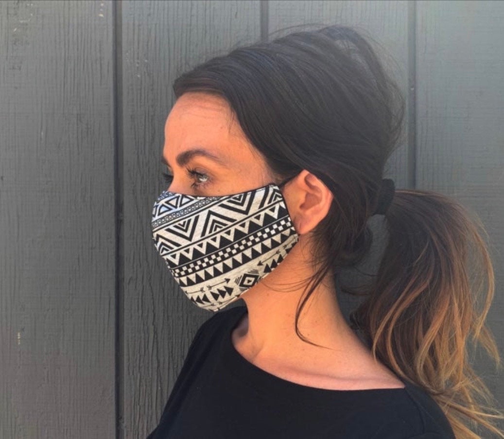 Adult Unisex Face Mask / Anti Dust / Cotton Blend Washable / Reusable ...