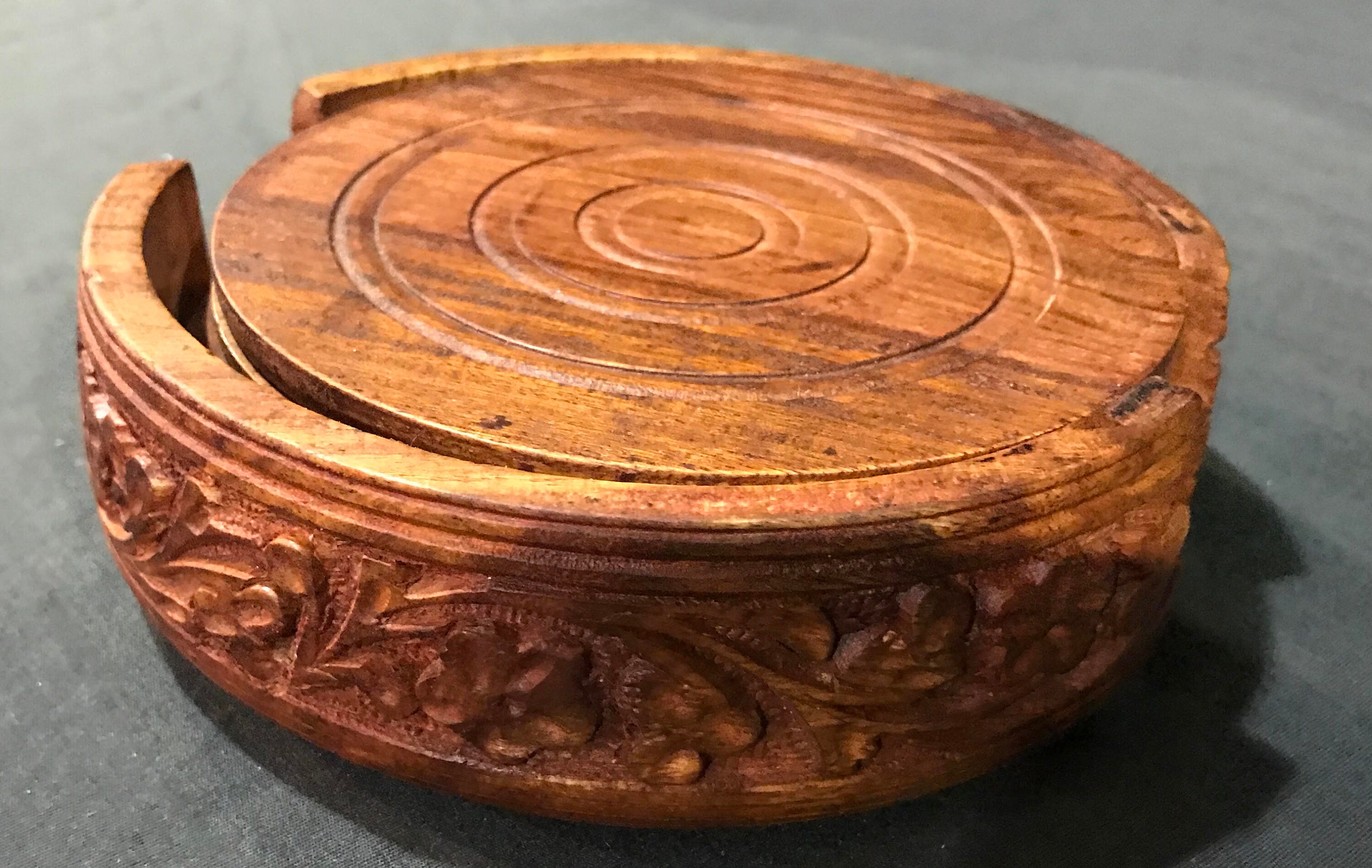 Carved Coasters - Christmas Gift - Holiday Gift - Gift for Mom - Gift ...