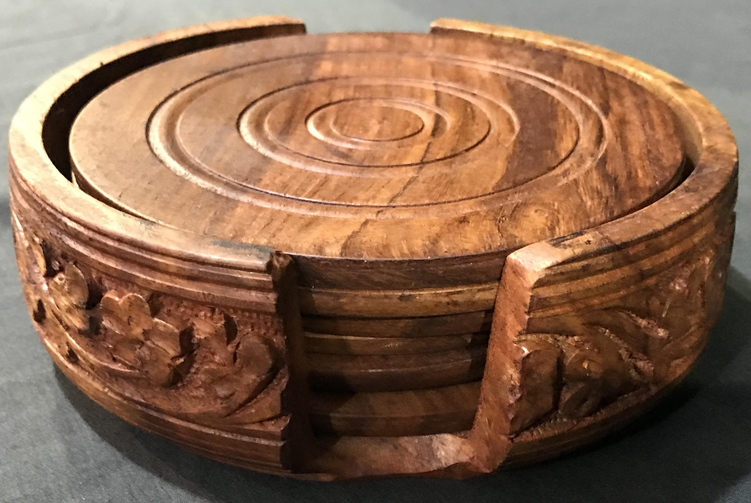 Carved Coasters - Christmas Gift - Holiday Gift - Gift for Mom - Gift ...