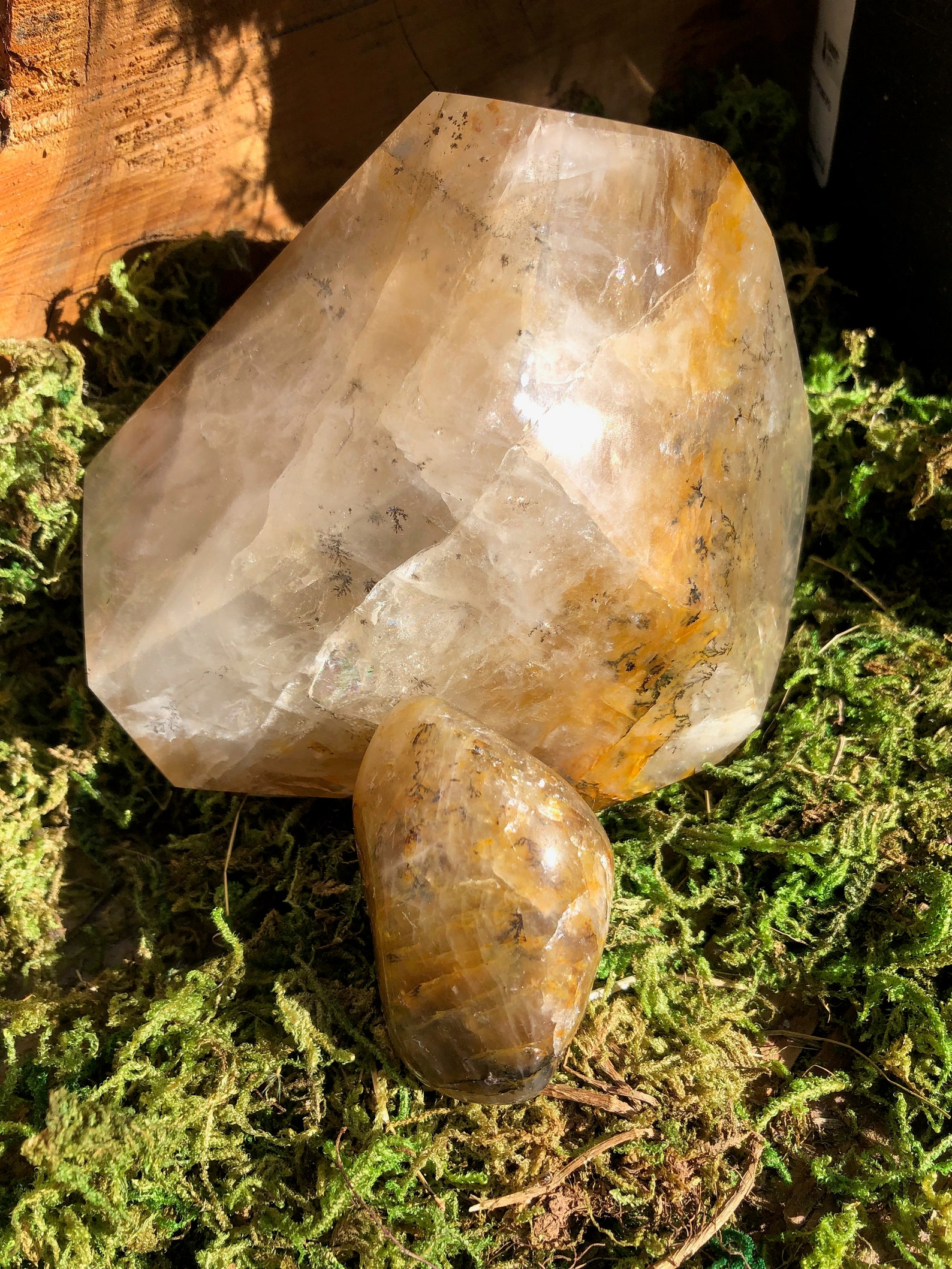 Dendritic Quartz, Dendrites, Golden Healer Crystal, Reiki, Quartz With ...