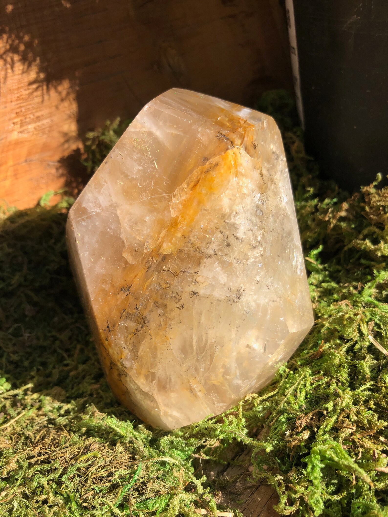 Dendritic Quartz, Dendrites, Golden Healer Crystal, Reiki, Quartz With ...