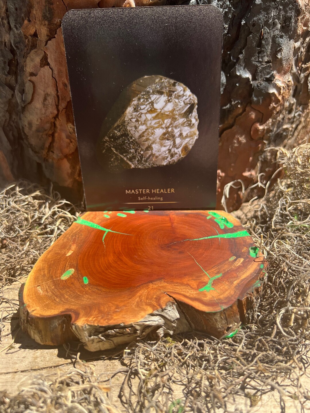 Southern California Mountain Mahogany Wood Tarot or Oracle Card Holder ...