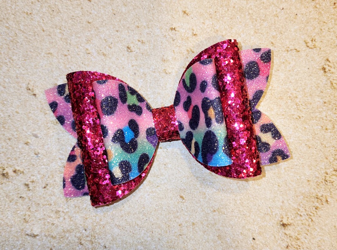 Wild Safari Bow, Animal Print Hair Bow, Cheetah Print Bow, Wild and ...