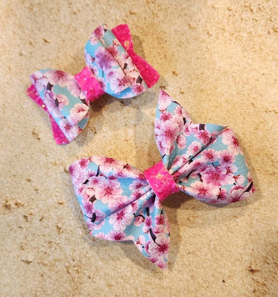 Wholesale Hair Bow, Japanese Cherry Blossom Bow, Sakura Hair Accessory ...