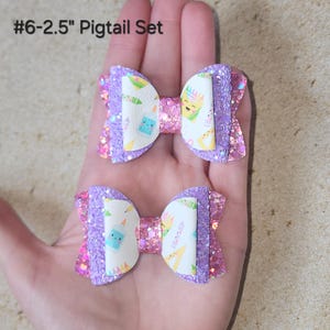 School Bow, Pastel Rainbow Clip, Pink Pencil, Crayon Bow, Back to ...